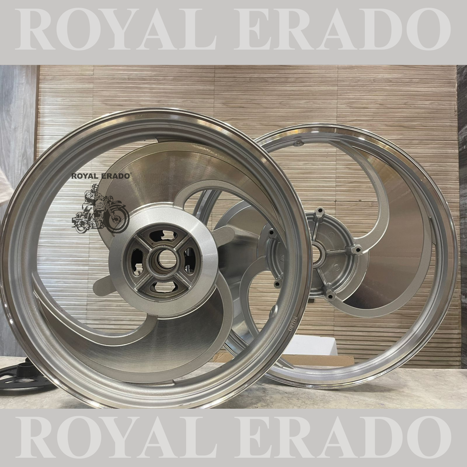PAJERO CNC big S Talwar 2 spoke alloy wheel for Reborn Classic single ...