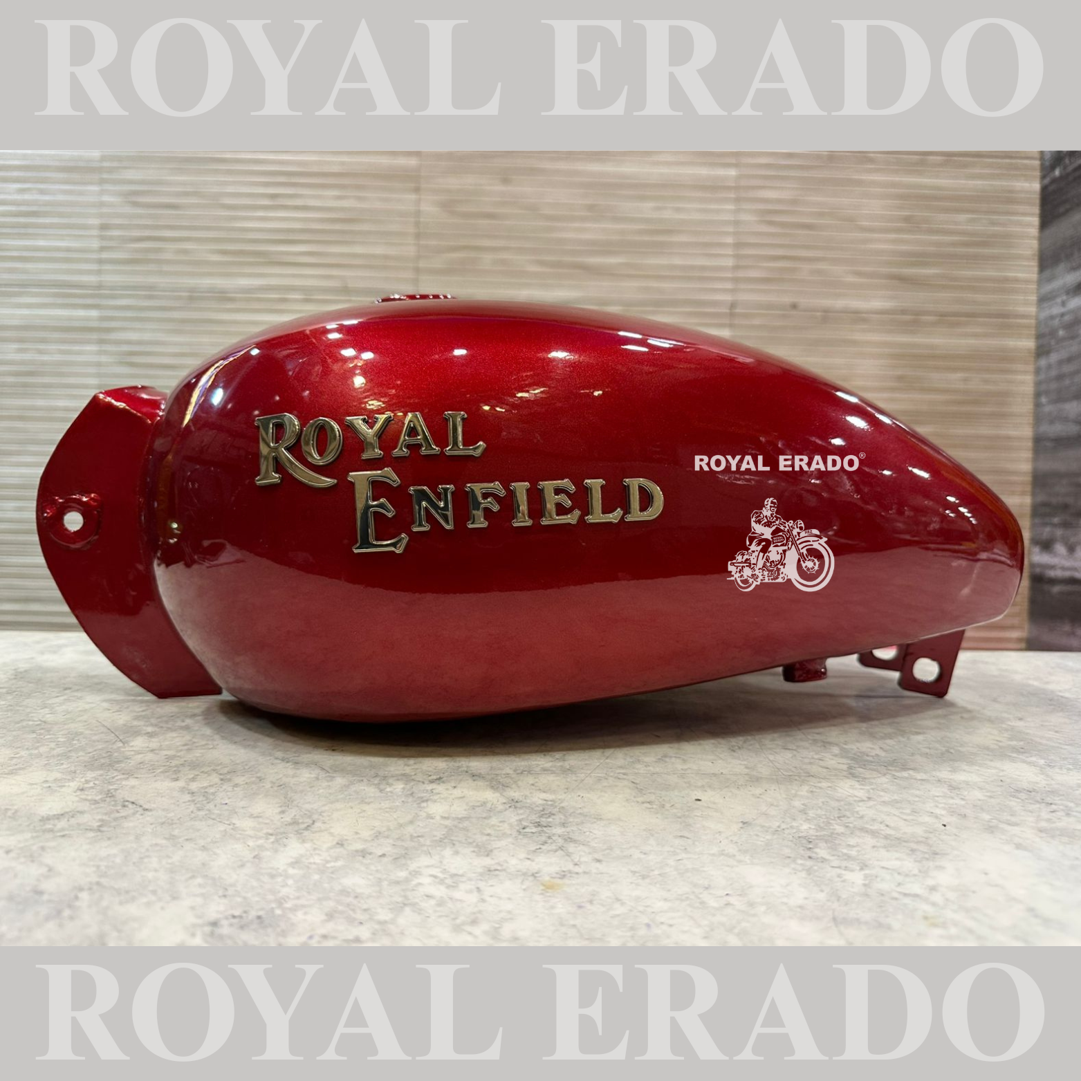 Royal Enfield Electra tank in red color for all models bs-3 and and bs ...