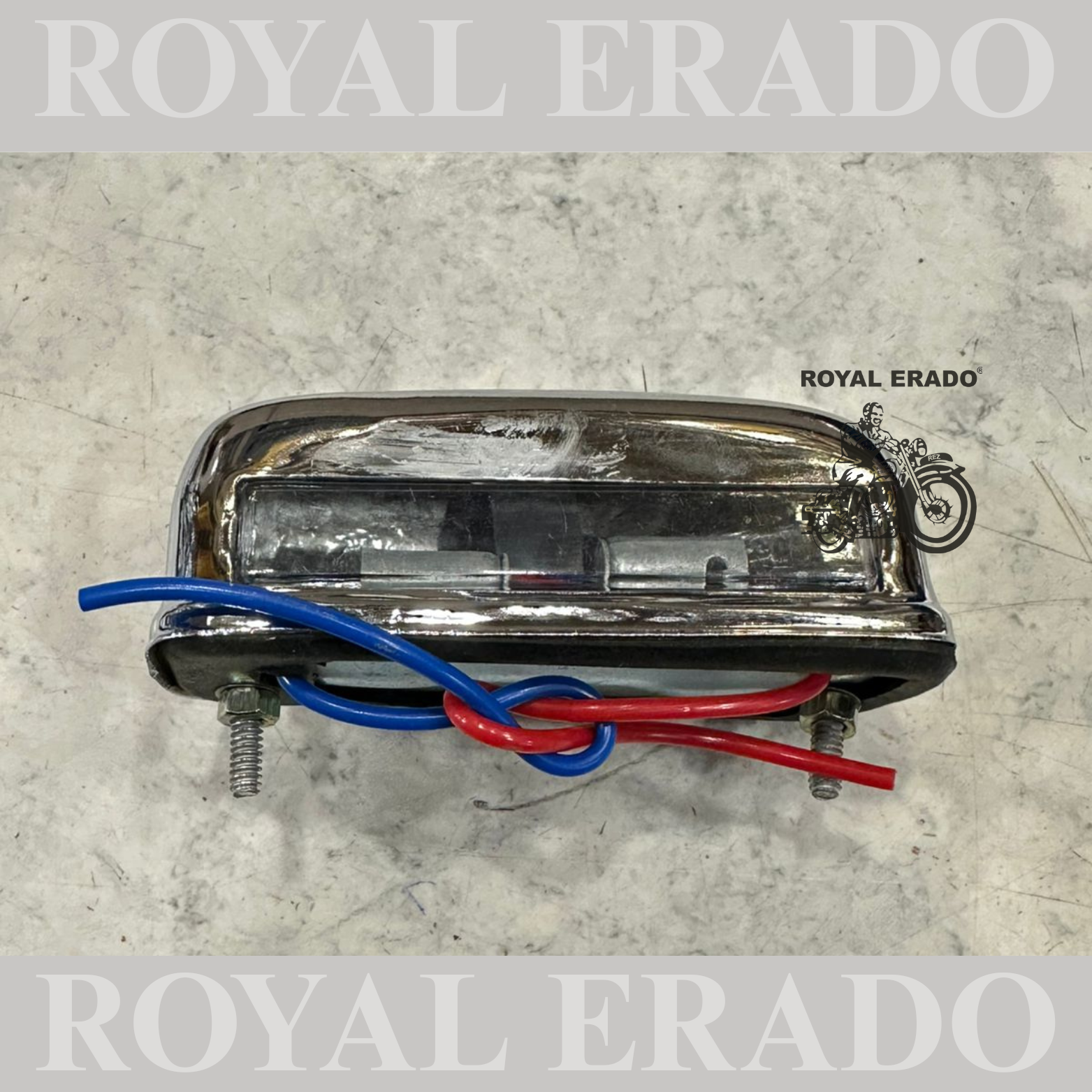 Royal Enfield bullet vintage old model 1962 g2 tail light in chrome ...