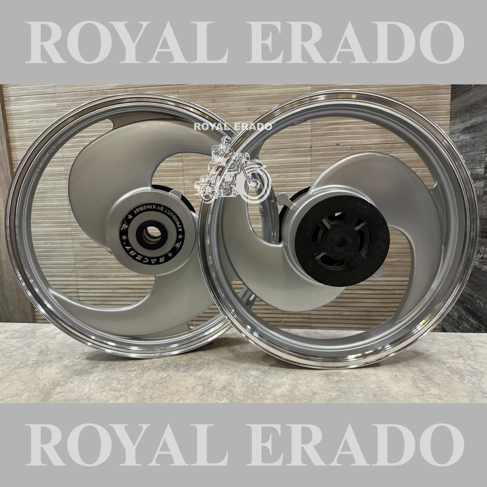 Kingway / raceby 2S broad S alloy wheel in silver for Reborn Classic s ...