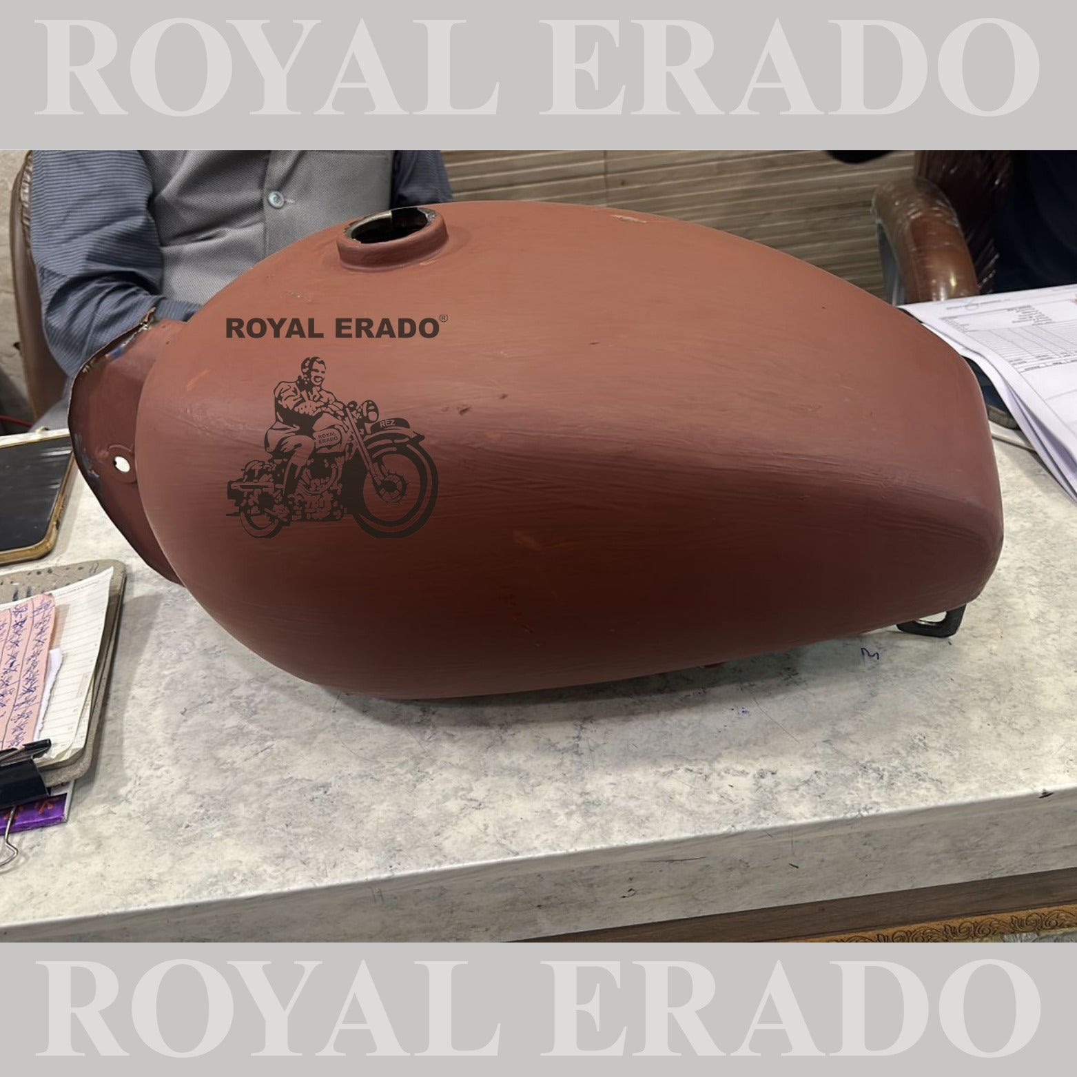 Royal Enfield Classic Electra Standard raw non-painted tank old model ...