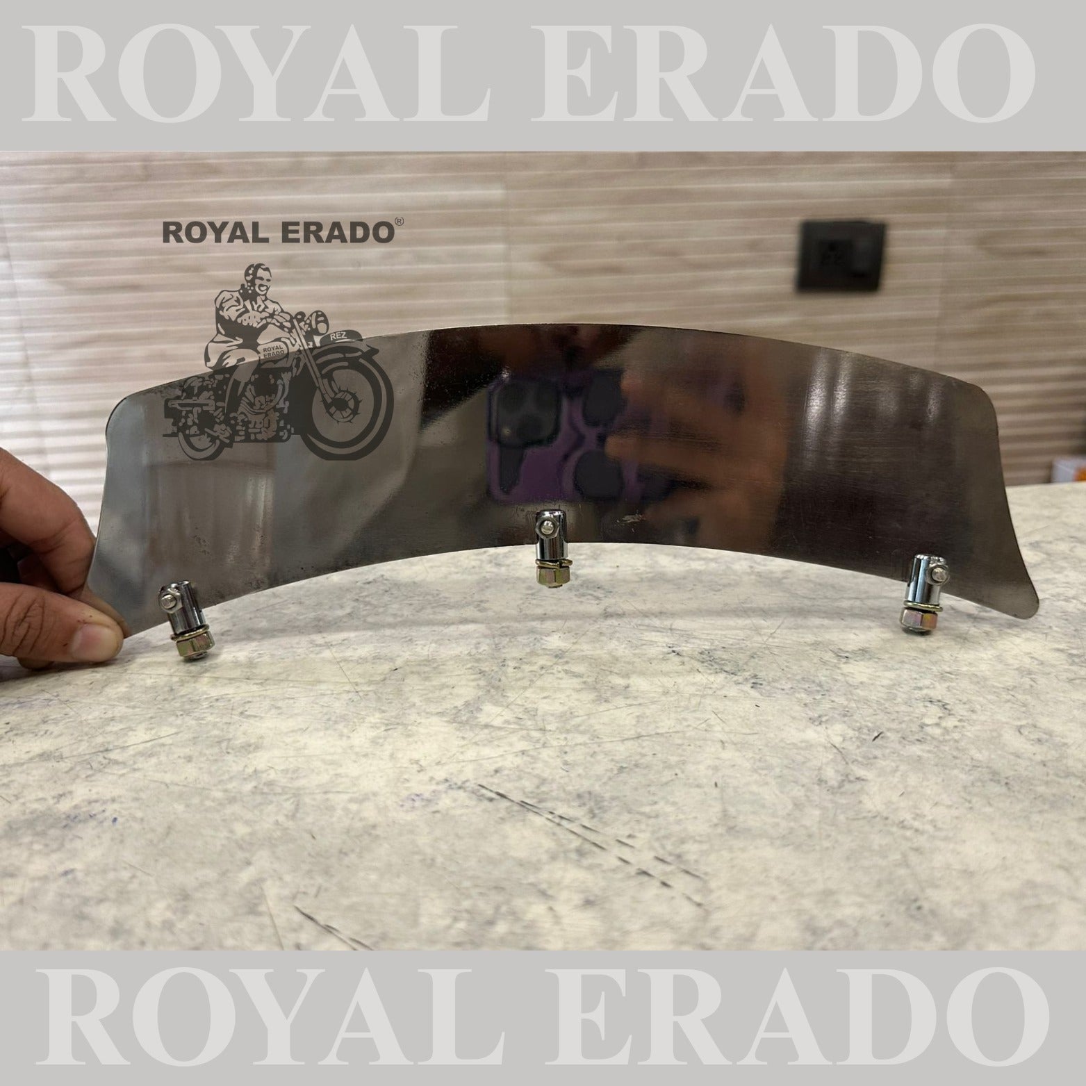 Royal Enfield g2 model vintage 1962 old model chrome number plate for ...