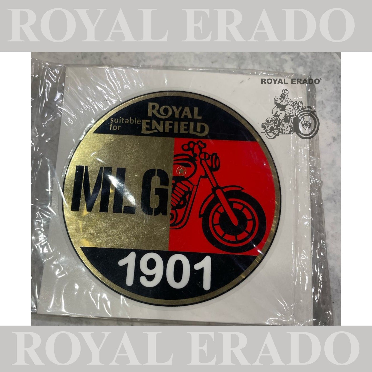 Royal Enfield made like a gun sticker for Classic Standard Electra ...