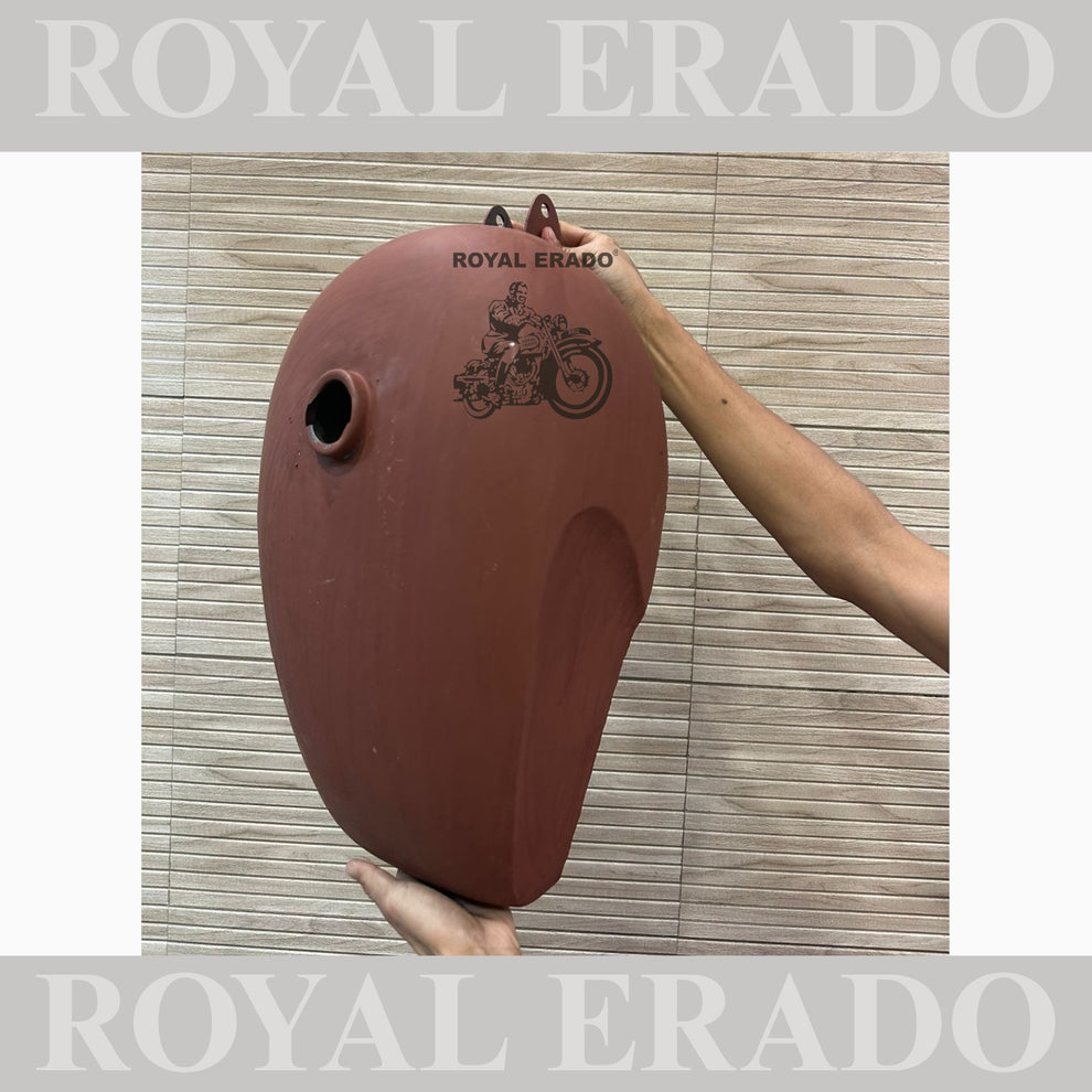 Triumph style bobber tank for vintage old model g2 1962 Royal Enfield ...