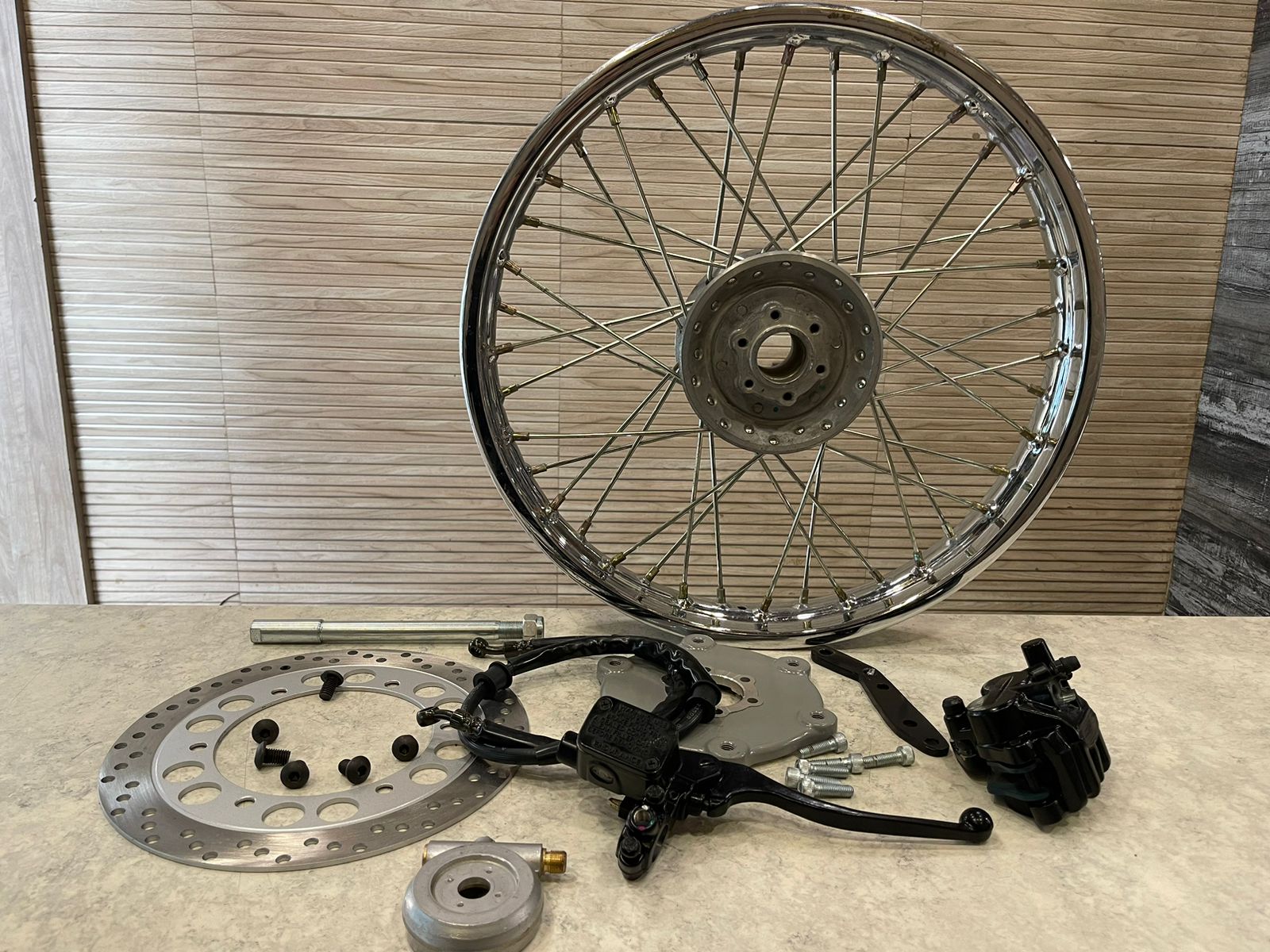 FRONT DISC BRAKE KIT FOR ROYAL ENFIELD STANDARD – Royal Erado Accessories